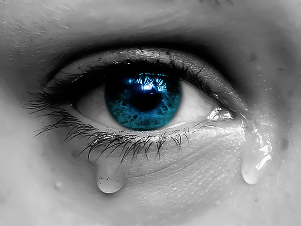 Looking At Tears Under A Microscope Reveals An Amazing Fact